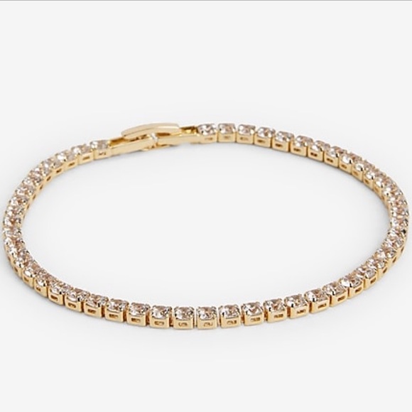 Express | Jewelry | Express Brand New Rhinestone Embellished Tennis ...